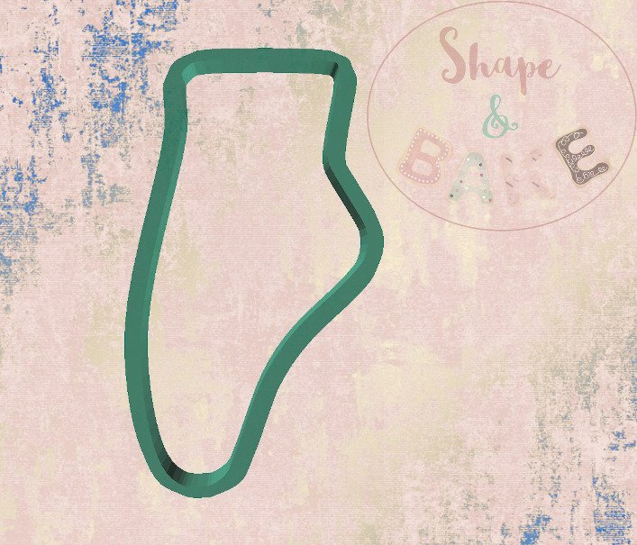 Ballet shoe cookie cutter – Shape and Bake
