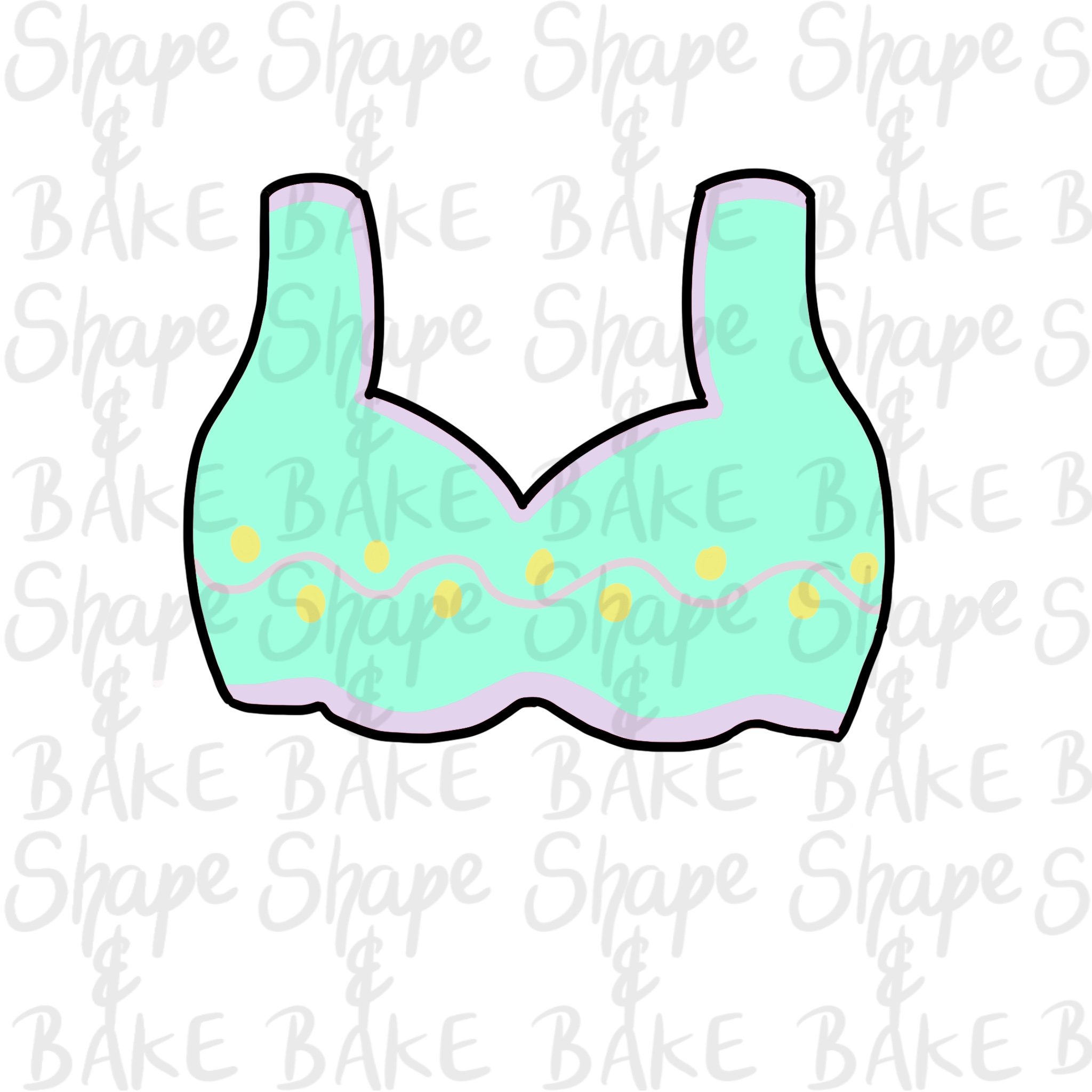 Bra 2 cookie cutter – Shape and Bake