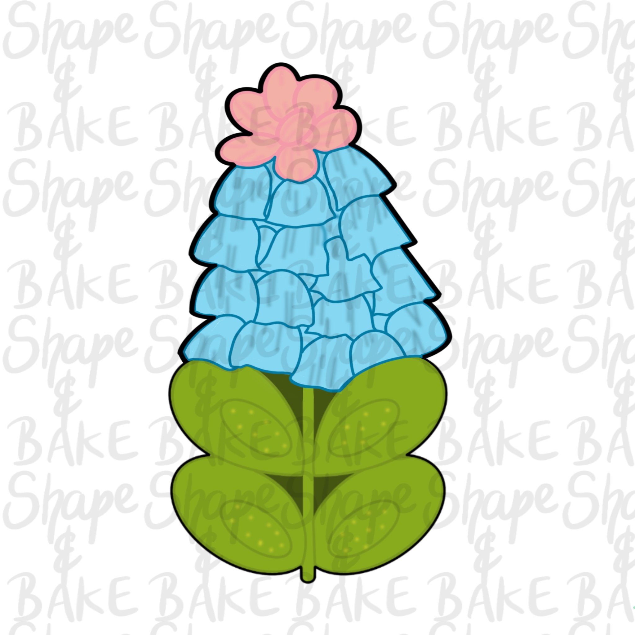 Bluebell flower cookie cutter – Shape and Bake