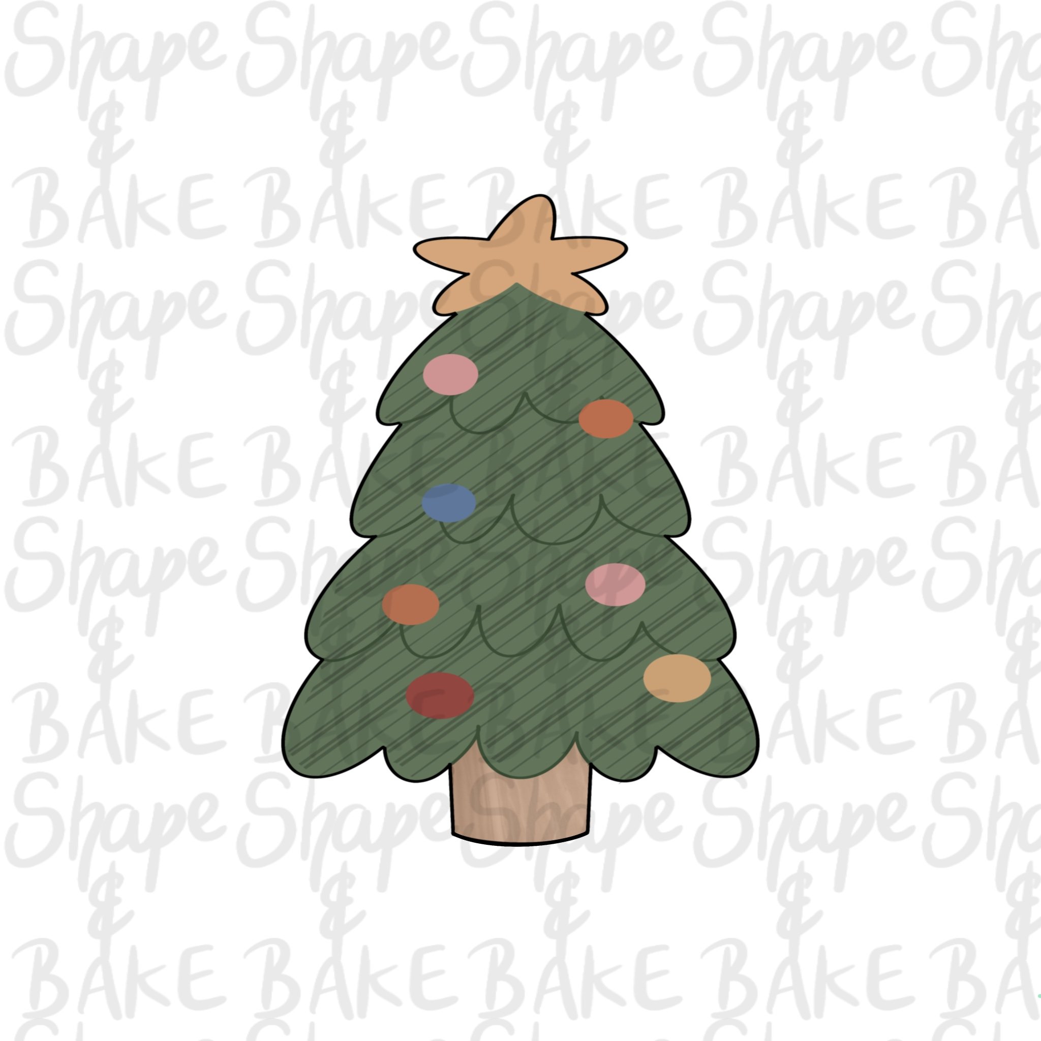 Funky tree cookie cutter – Shape and Bake